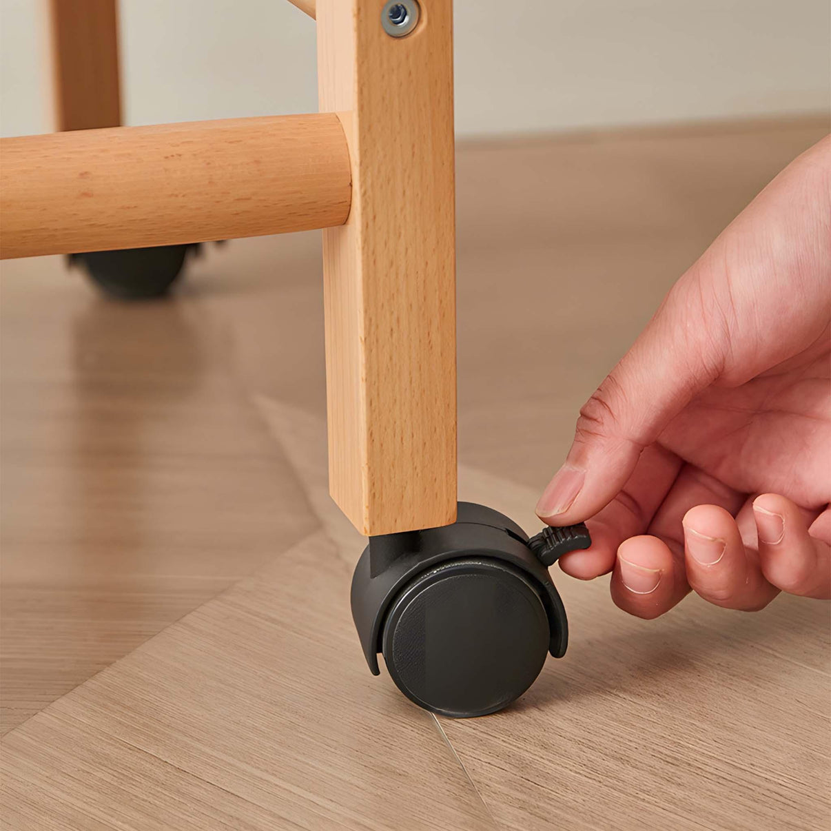 Solid Wood Rolling Pants Trolley: 12-Hanger Closet Organizer – Savor Cozy